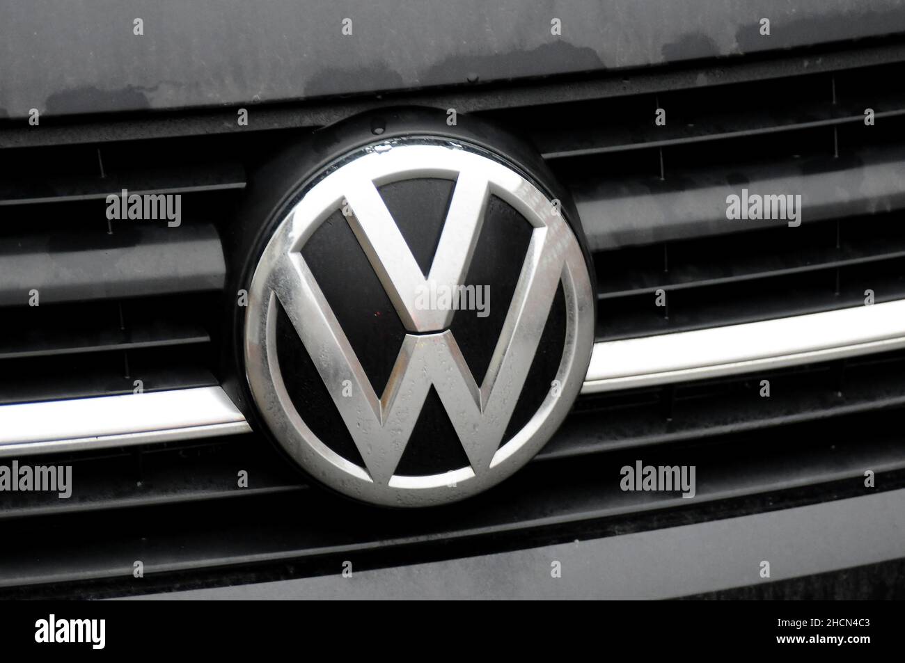 Copenhagen/Denmark./30 December 2021/ Volks wagen VW auto park in ...