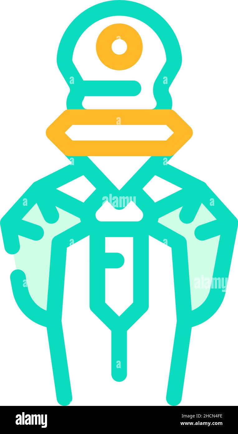 nano technology color icon vector illustration Stock Vector Image & Art ...