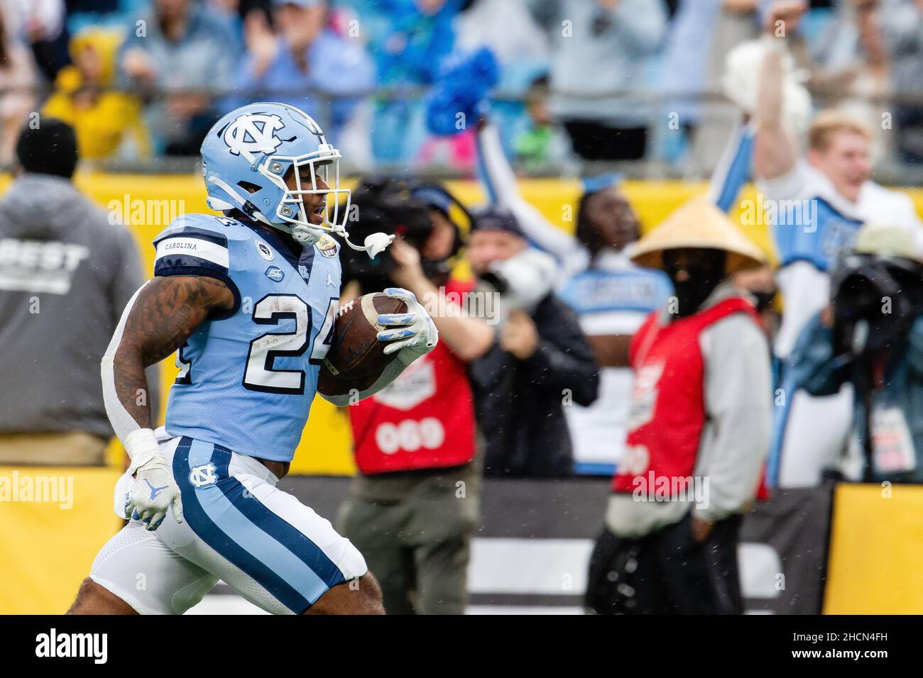 December 30, 2021: North Carolina Tar Heels running back British Brooks ...