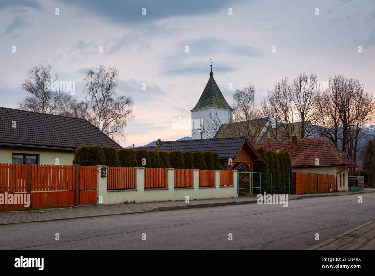 Gothic church in Sucany village, Slovakia Stock Photo - Alamy