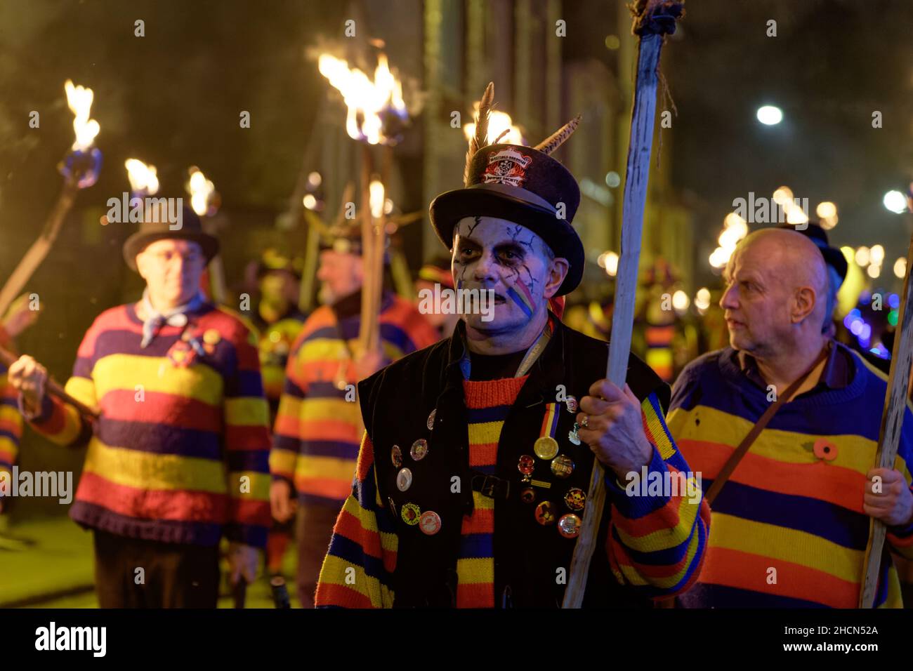 Rye Bonfire Night Parade November 2021 Stock Photo - Alamy