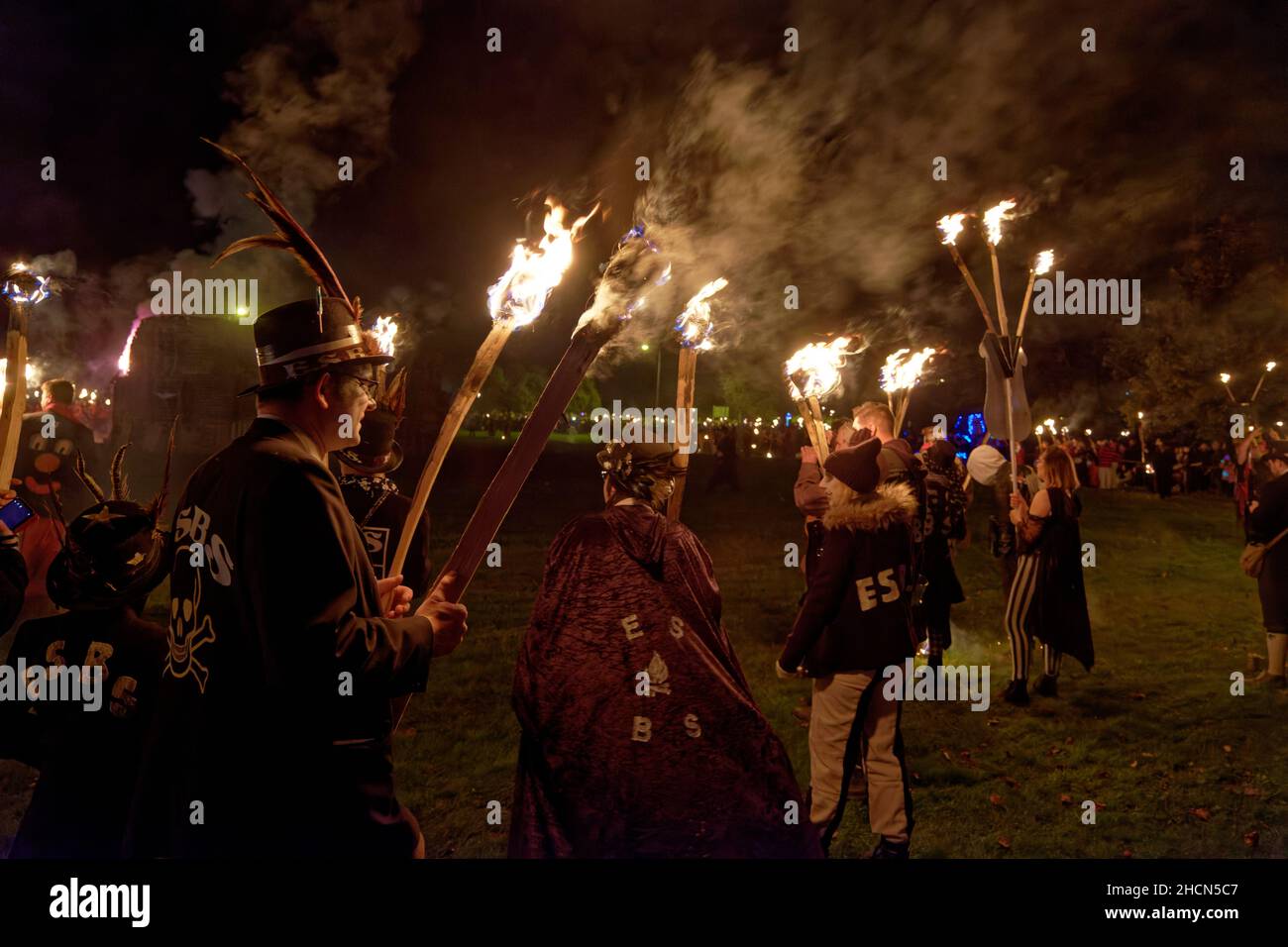 Rye Bonfire Night Parade November 2021 Stock Photo - Alamy