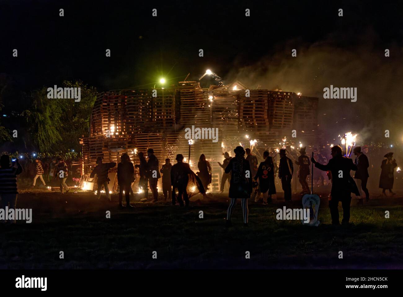 Rye Bonfire Night Parade November 2021 Stock Photo - Alamy