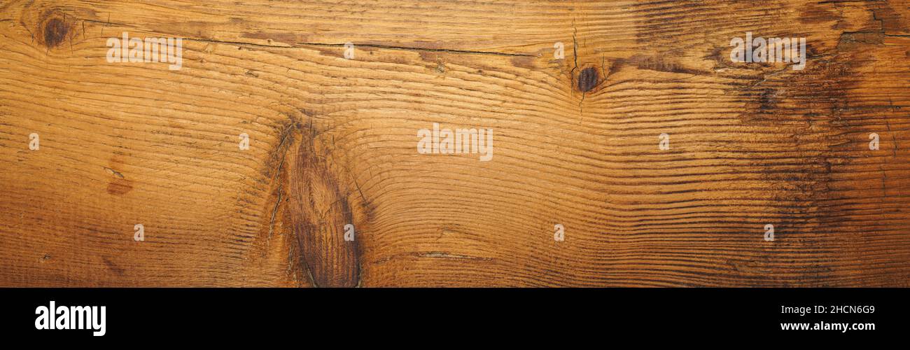 old wodden timber plank background texture or backdrop, banner size ...