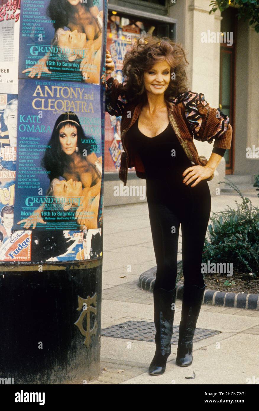 Actress Kate O'Mara appeatring in Antony and Cleopatra 1989 Stock Photo ...