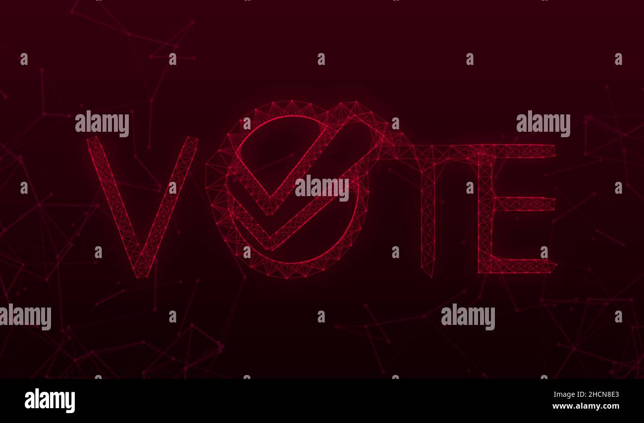 Vote symbols. Check mark icon. Vote label. Vector stock illustration ...