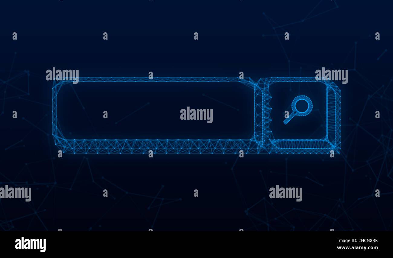 Search bar icon, of search boxes ui template isolated on white ...