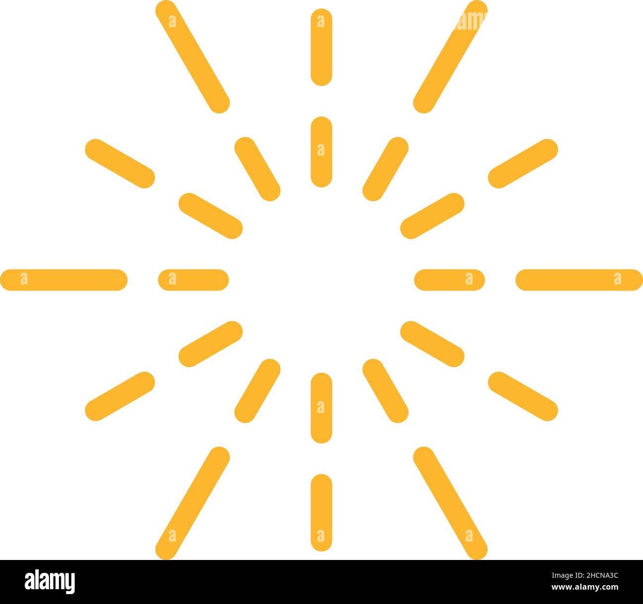 Firework icon. Outline firework vector icon color flat isolated Stock ...