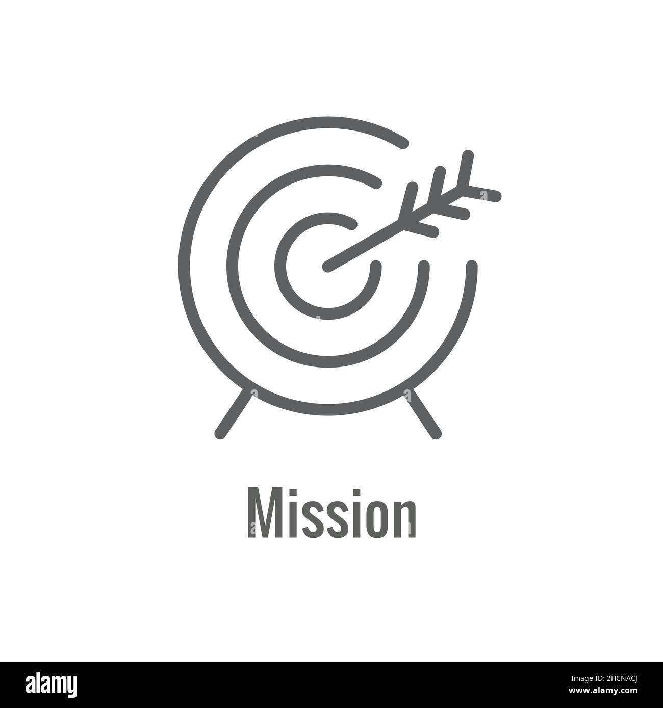 Mission icon to use w Core Values and Mission Statements Stock Vector ...