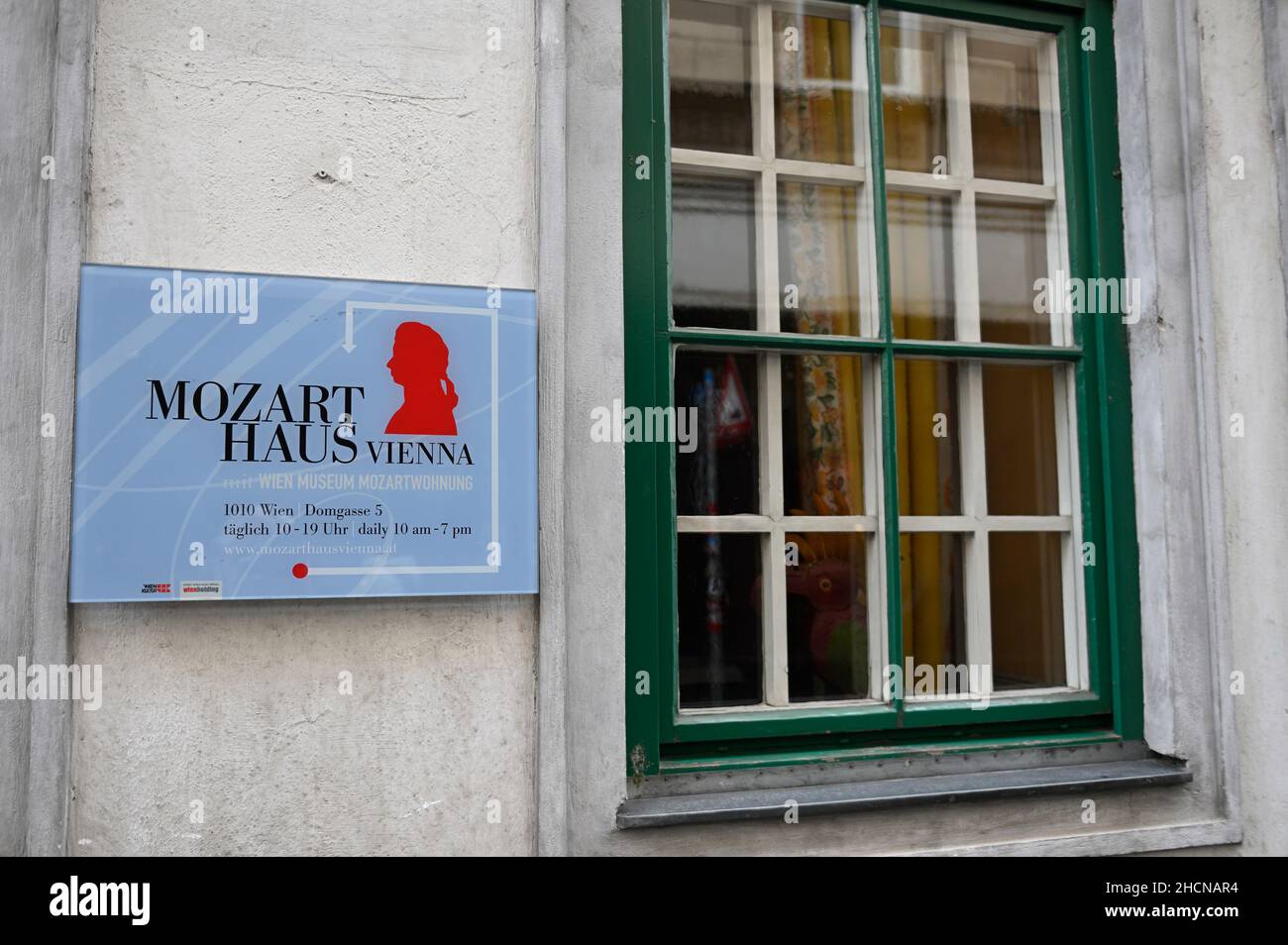 Vienna, Austria. The Mozart House in Vienna with the Vienna Museum ...