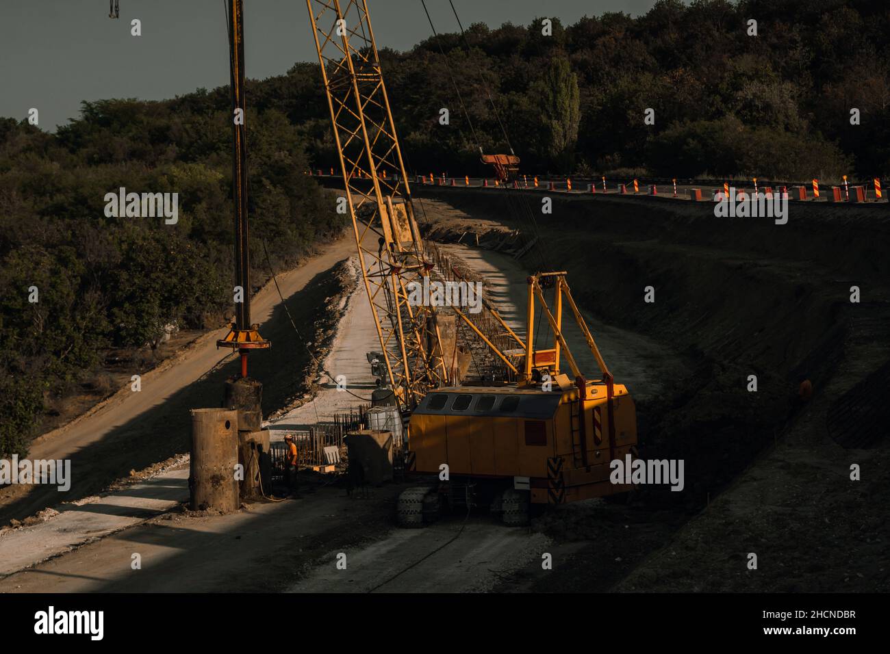 Foundation pile driven hi-res stock photography and images - Alamy