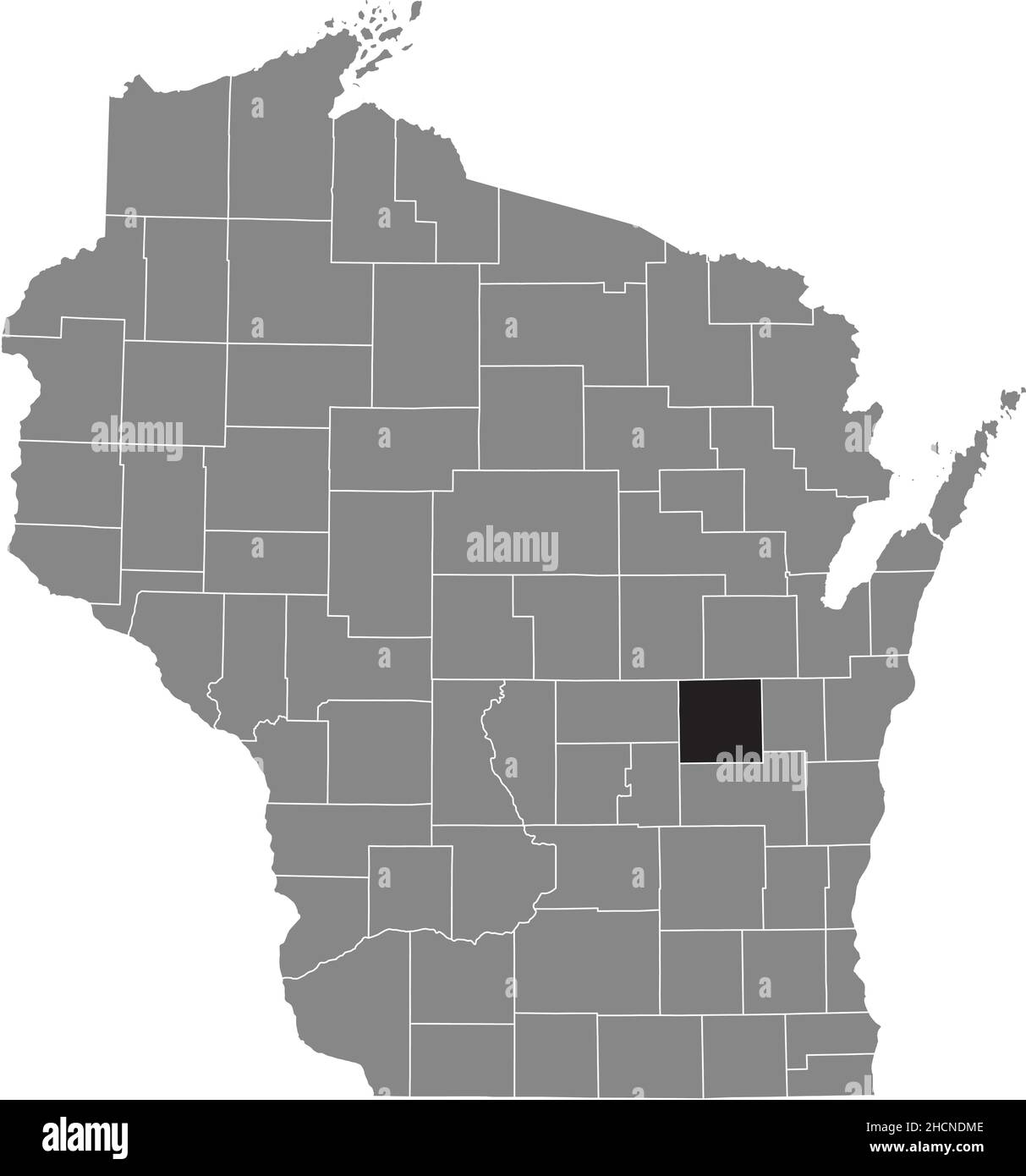 Map of winnebago Stock Vector Images - Alamy