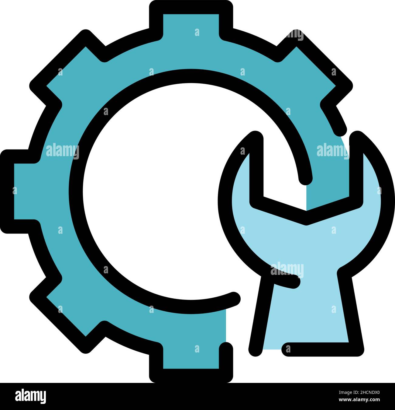 Problem solving icon. Outline problem solving vector icon color flat ...