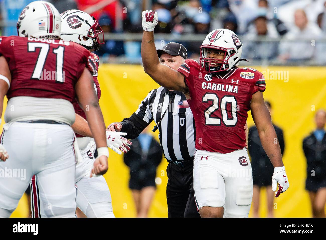 December 30, 2021: South Carolina Gamecocks running back Kevin Harris ...