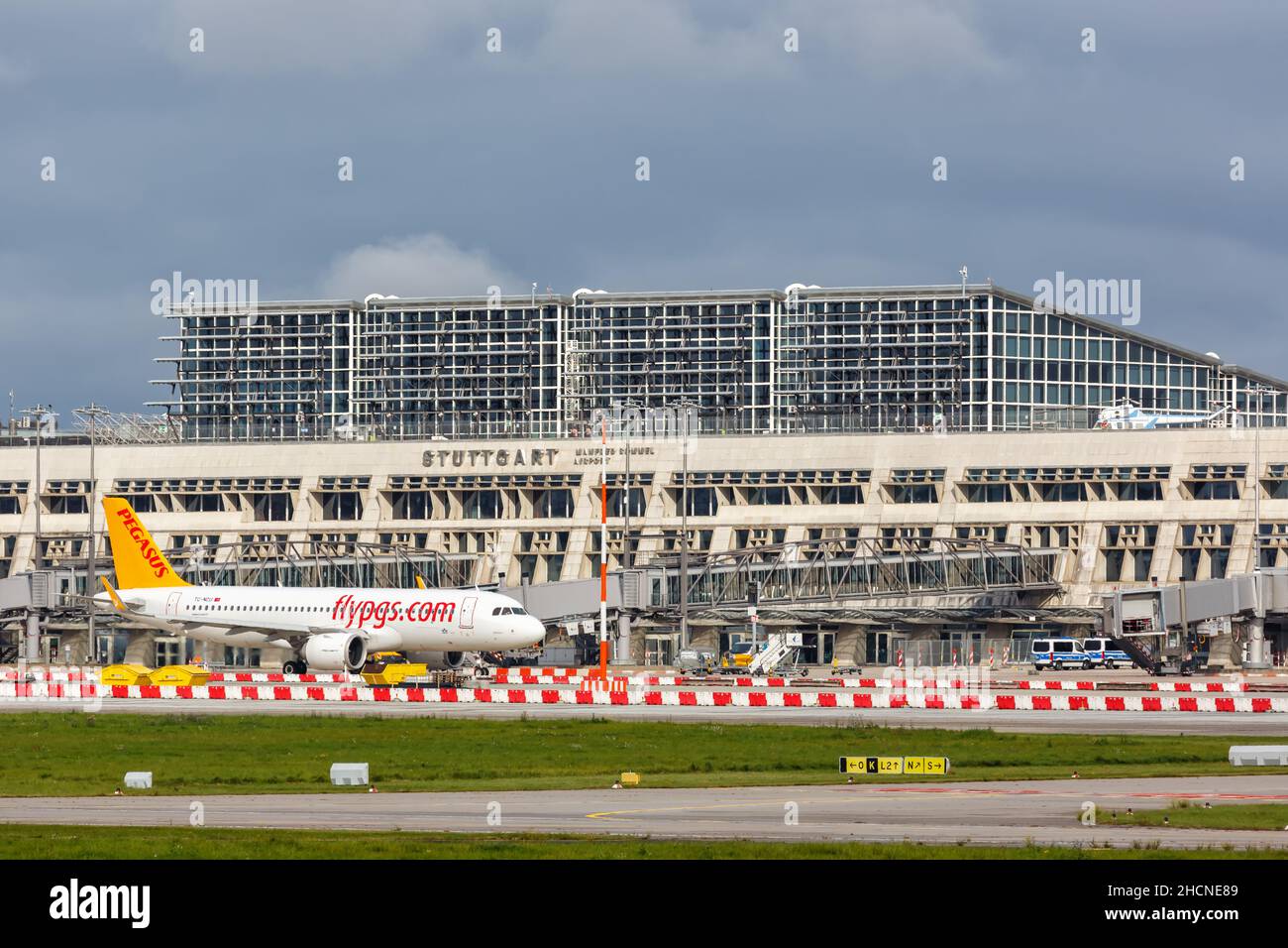 Stuttgart, Germany - September 11, 2021: Pegasus Airbus A320neo ...