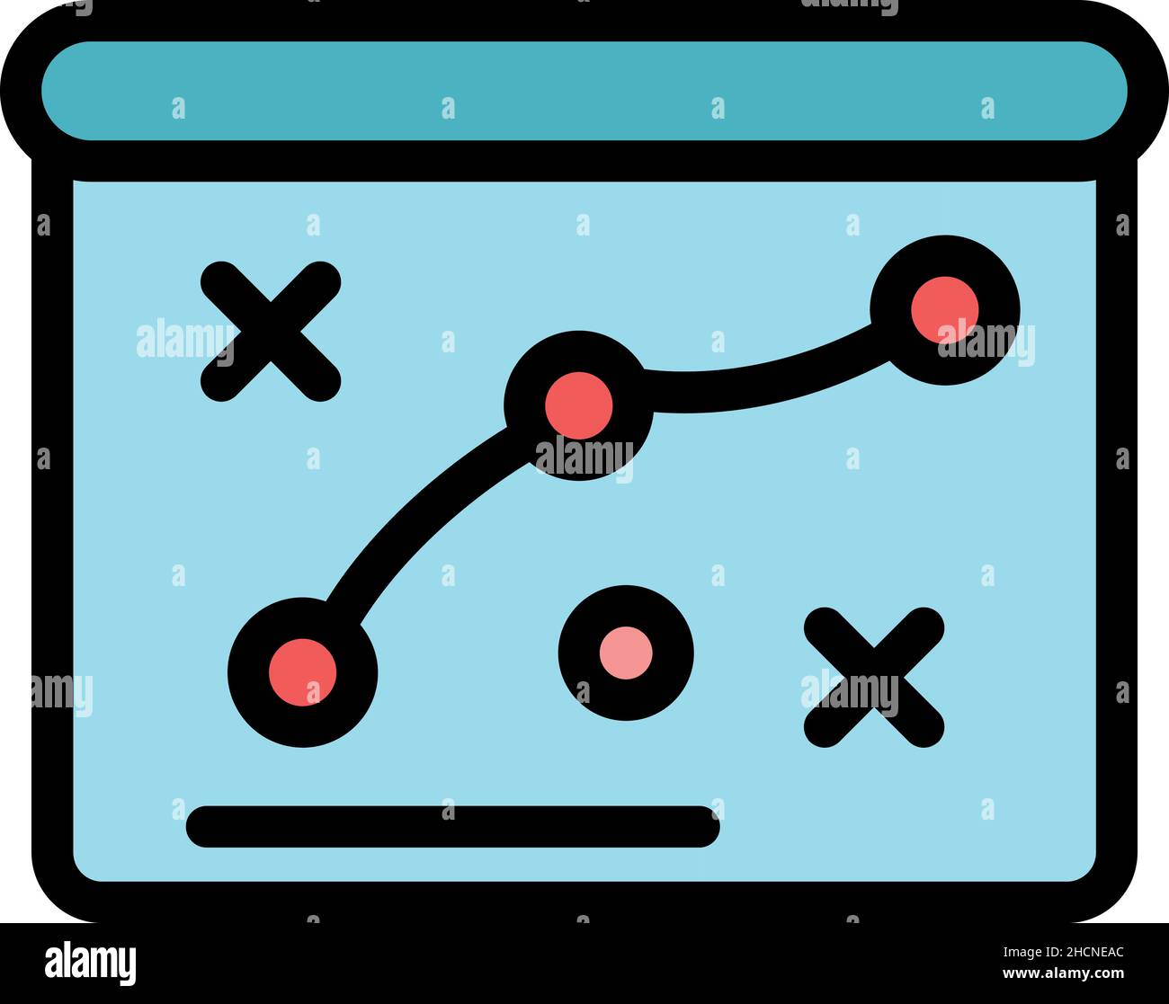 Problem point solving icon. Outline problem point solving vector icon ...