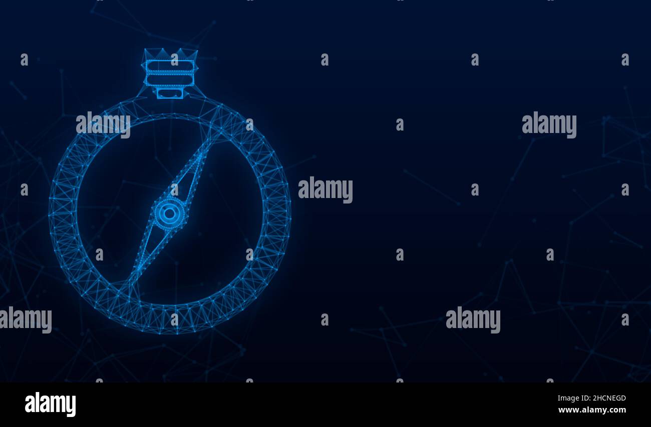 Compass icon. Flat navigation symbol. Vector stock illustration Stock ...