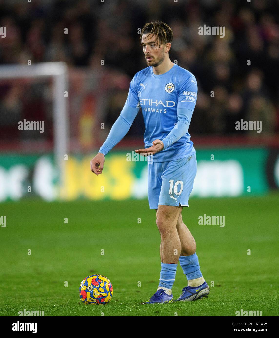 Jack Grealish during the Premier League match at the Brentford ...