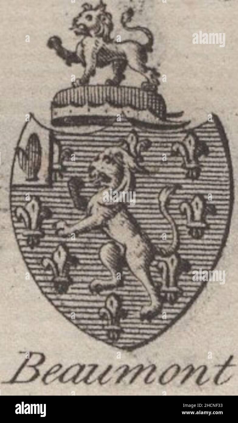 antique 18th century engraving heraldy coat of arms, English Baronet of ...