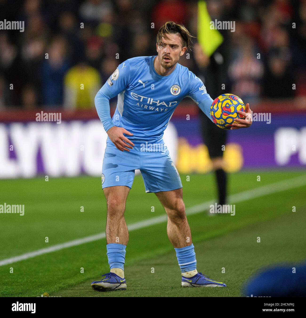 Jack Grealish during the Premier League match at the Brentford ...