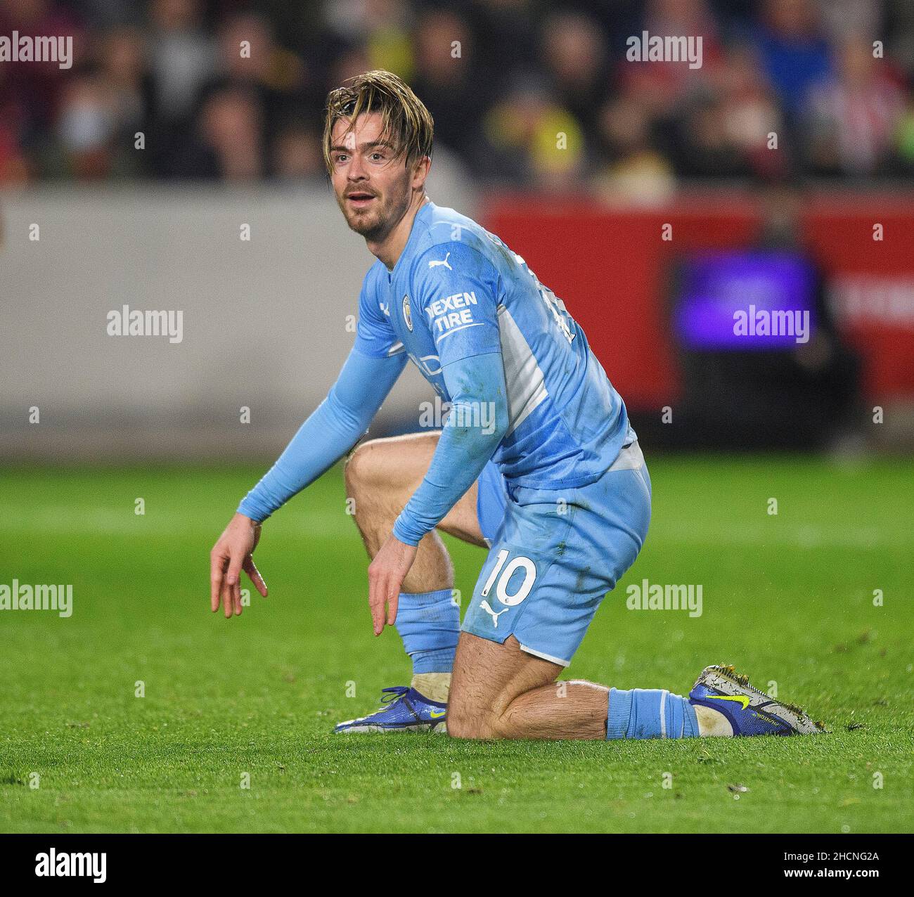 Jack Grealish during the Premier League match at the Brentford ...