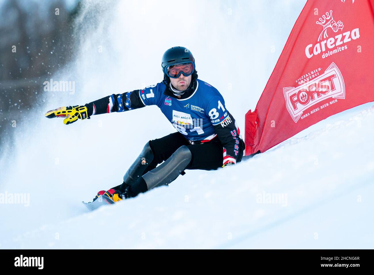 UDOLF Dylan (USA) competing in the Fis Snowboard World Cup 2022 Men's ...