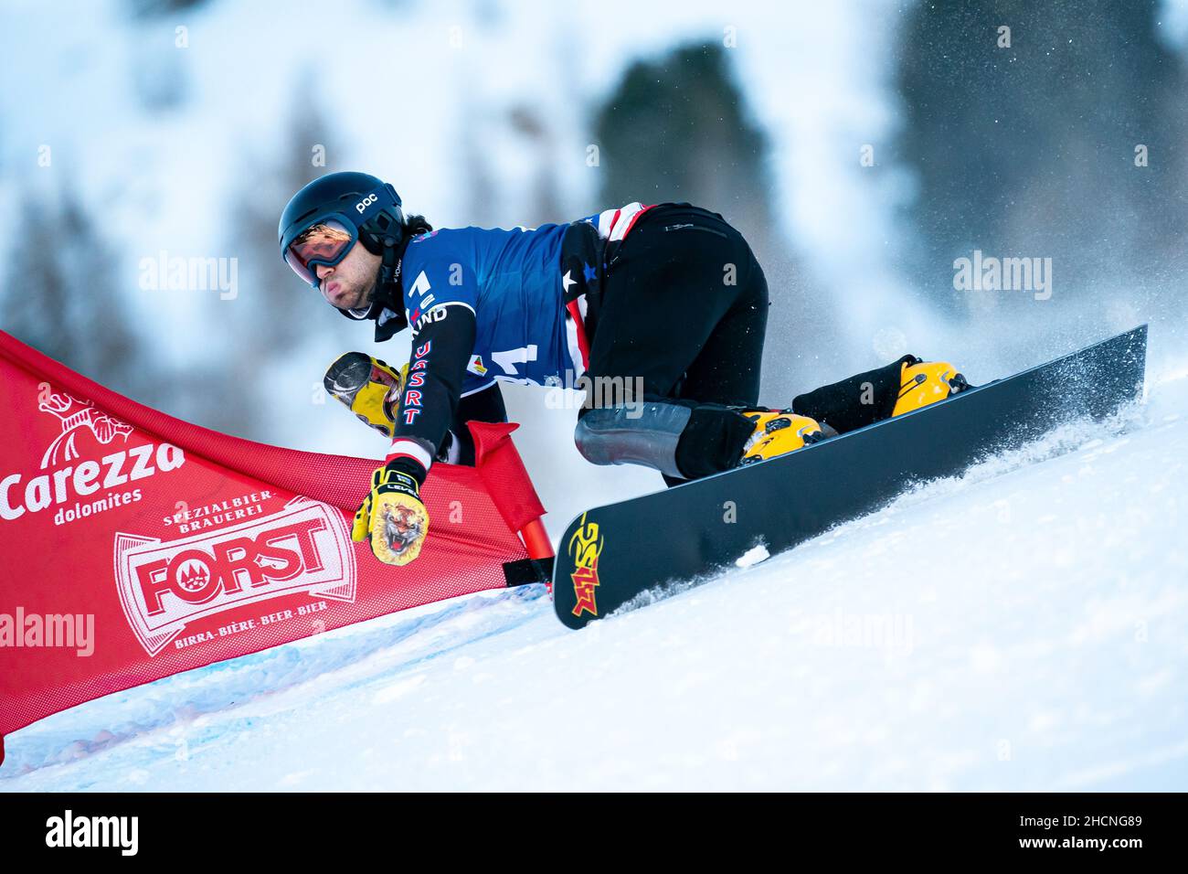 UDOLF Dylan (USA) competing in the Fis Snowboard World Cup 2022 Men's ...