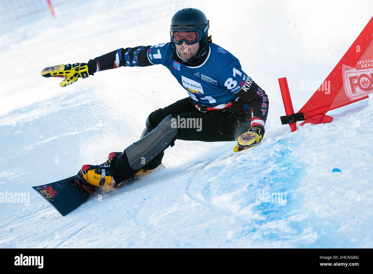 UDOLF Dylan (USA) competing in the Fis Snowboard World Cup 2022 Men's ...