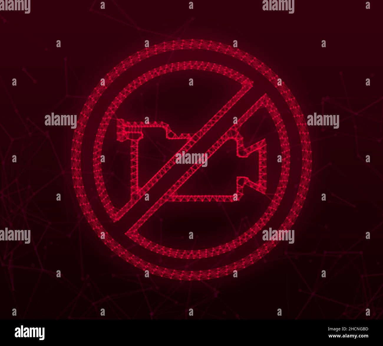 No record. Photo camera icon. Picture on white backdrop. Stop sign ...