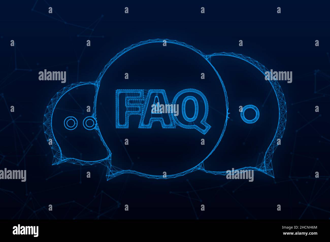 Frequently asked questions FAQ banner. Vector stock illustration Stock ...
