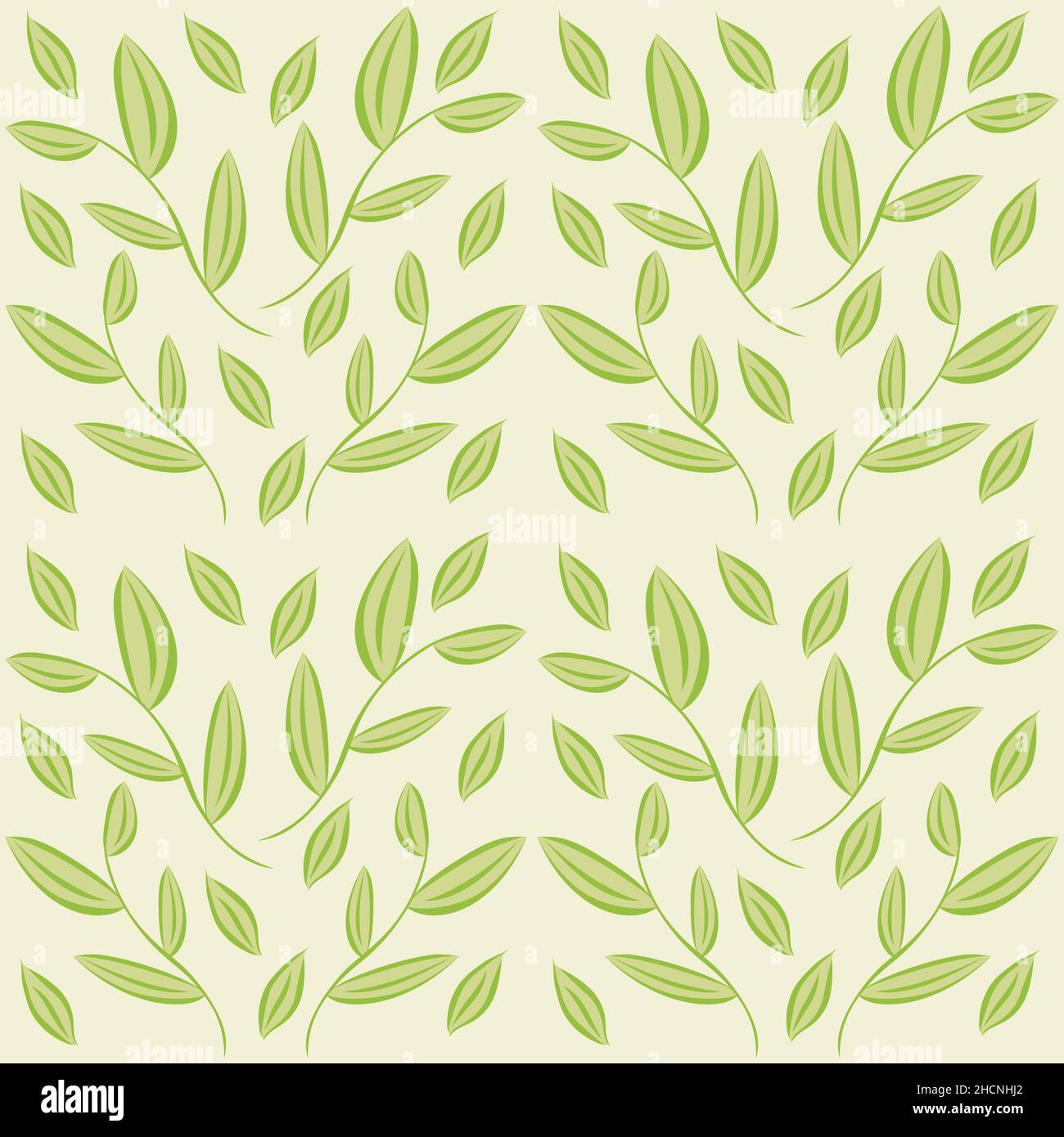 Abstract leaf seamless repeat pattern - Vector Illustration Stock ...