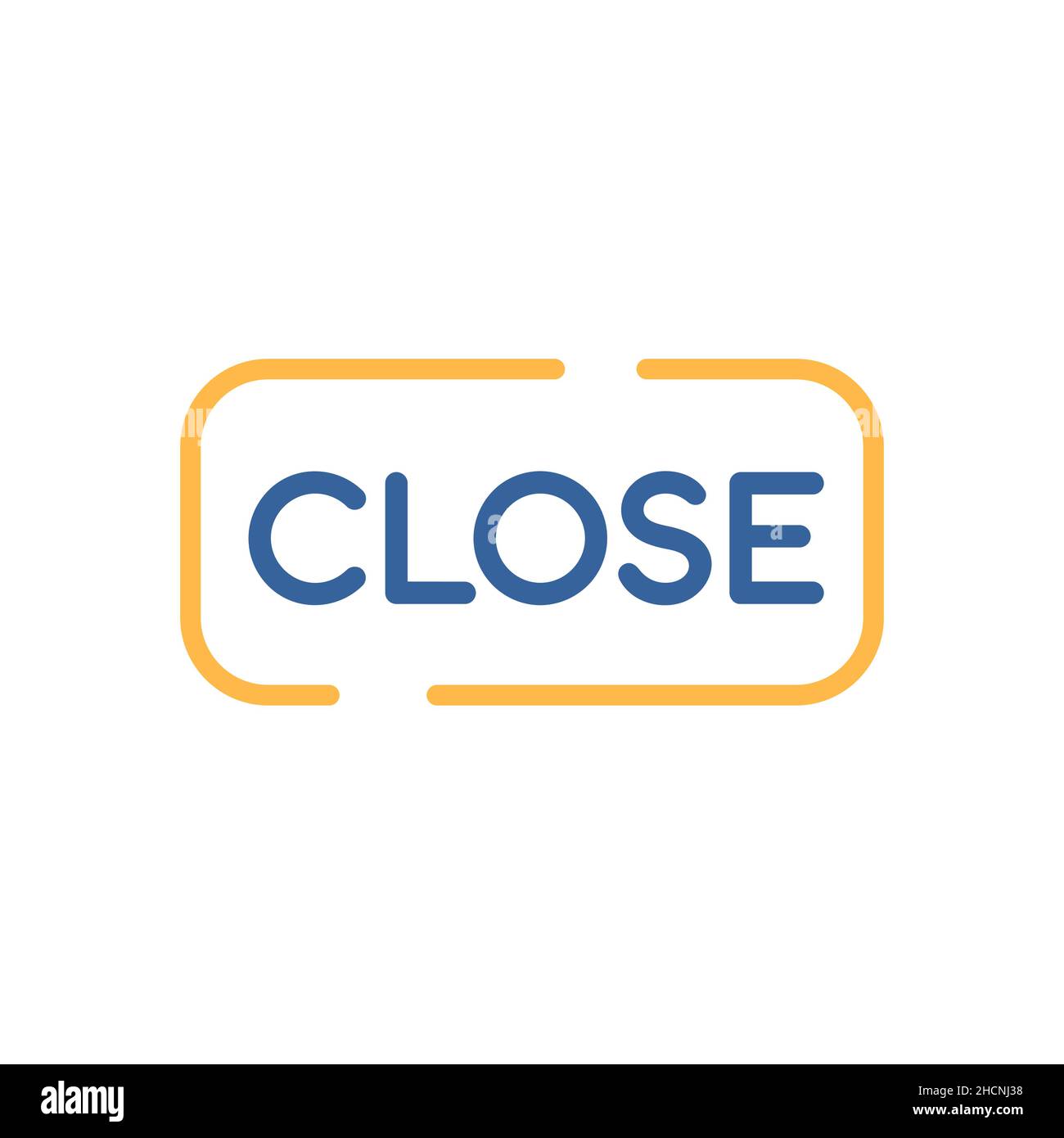Close sign flat icon. E-commerce sign. Graph symbol for your web site ...