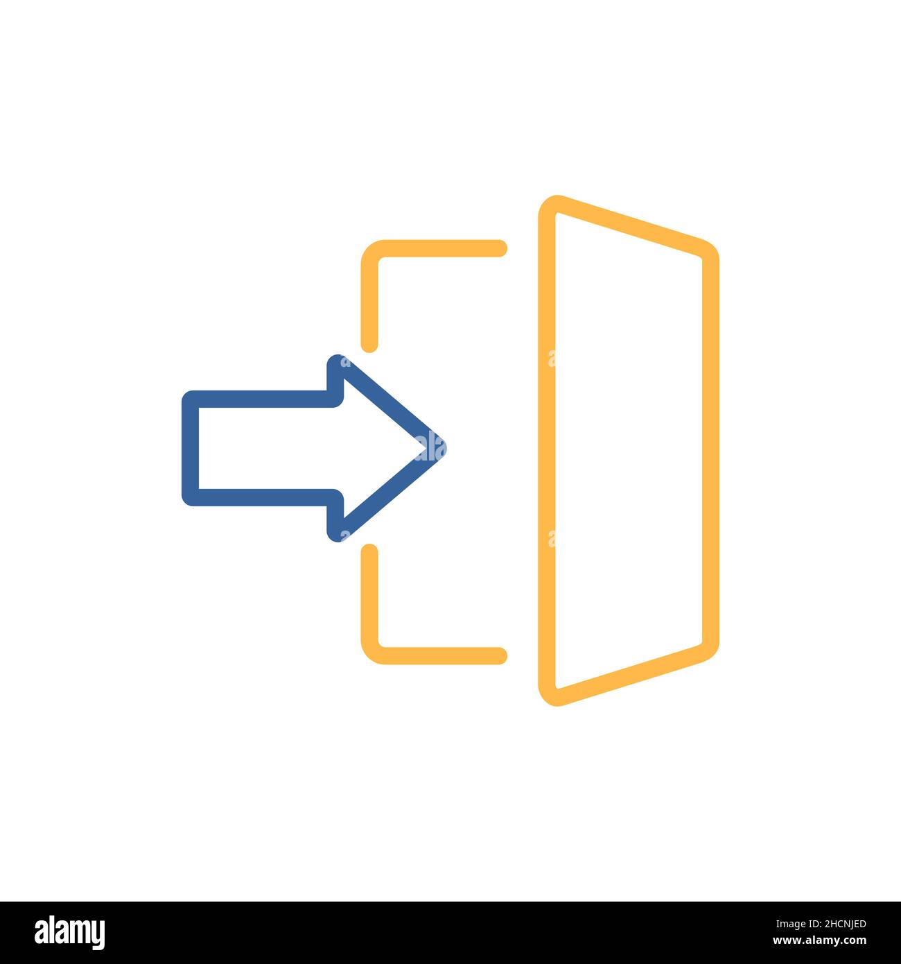 Login flat icon in trendy flat style. E-commerce sign. Graph symbol for ...