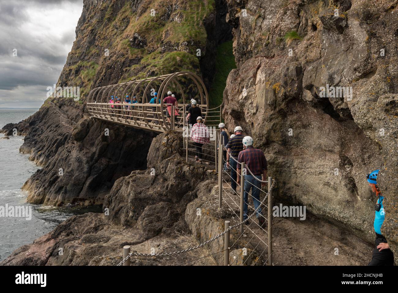 Gobbins cliffs path northern ireland hi-res stock photography and ...