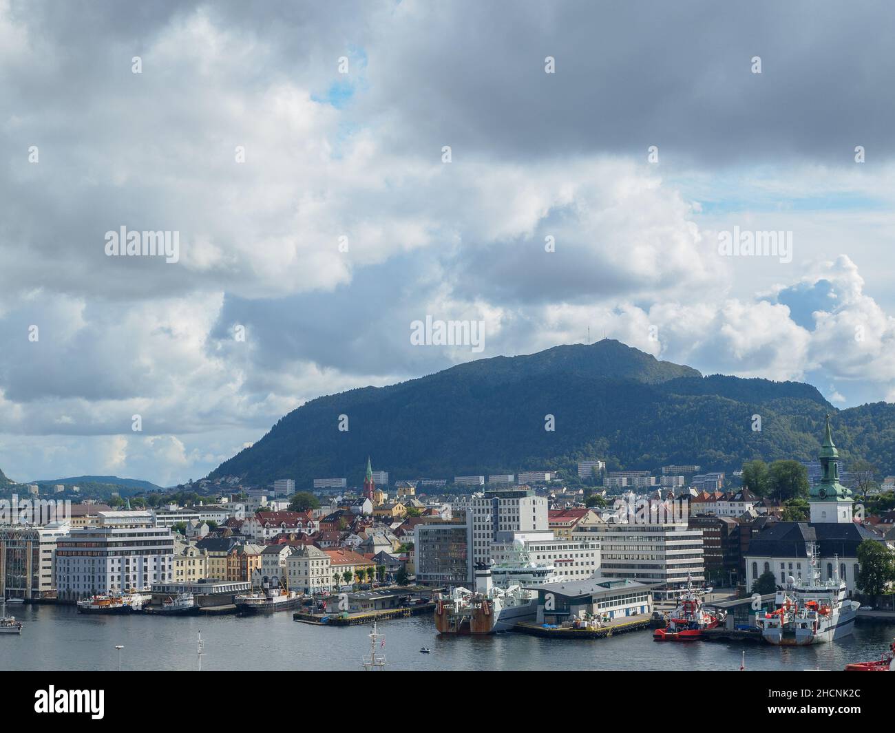 the city of bergen in norway Stock Photo - Alamy