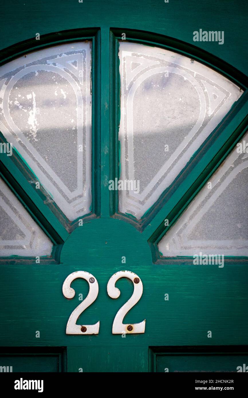 House number 22 sign hi-res stock photography and images - Alamy