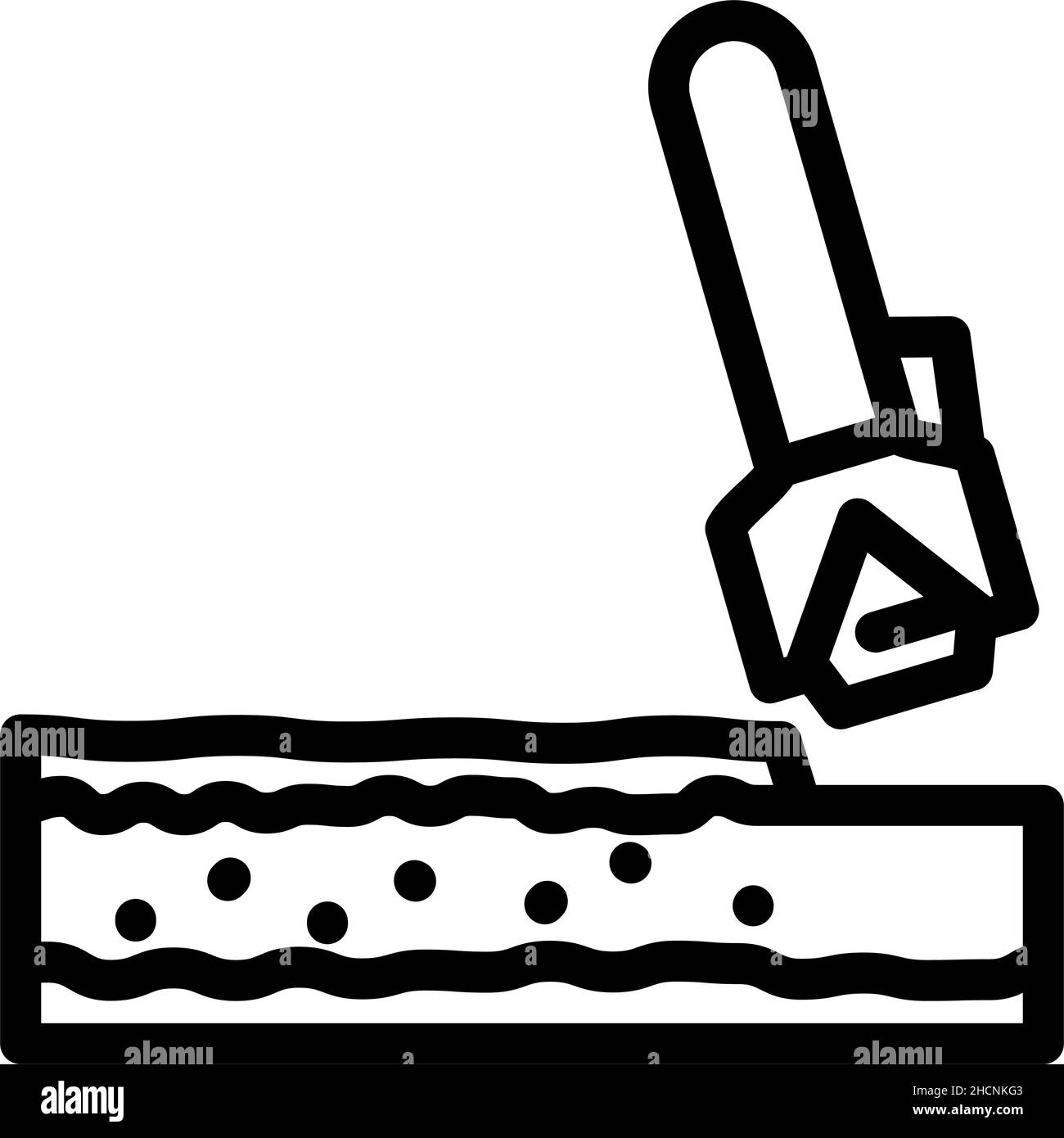 microdermabrasion therapy line icon vector illustration Stock Vector ...