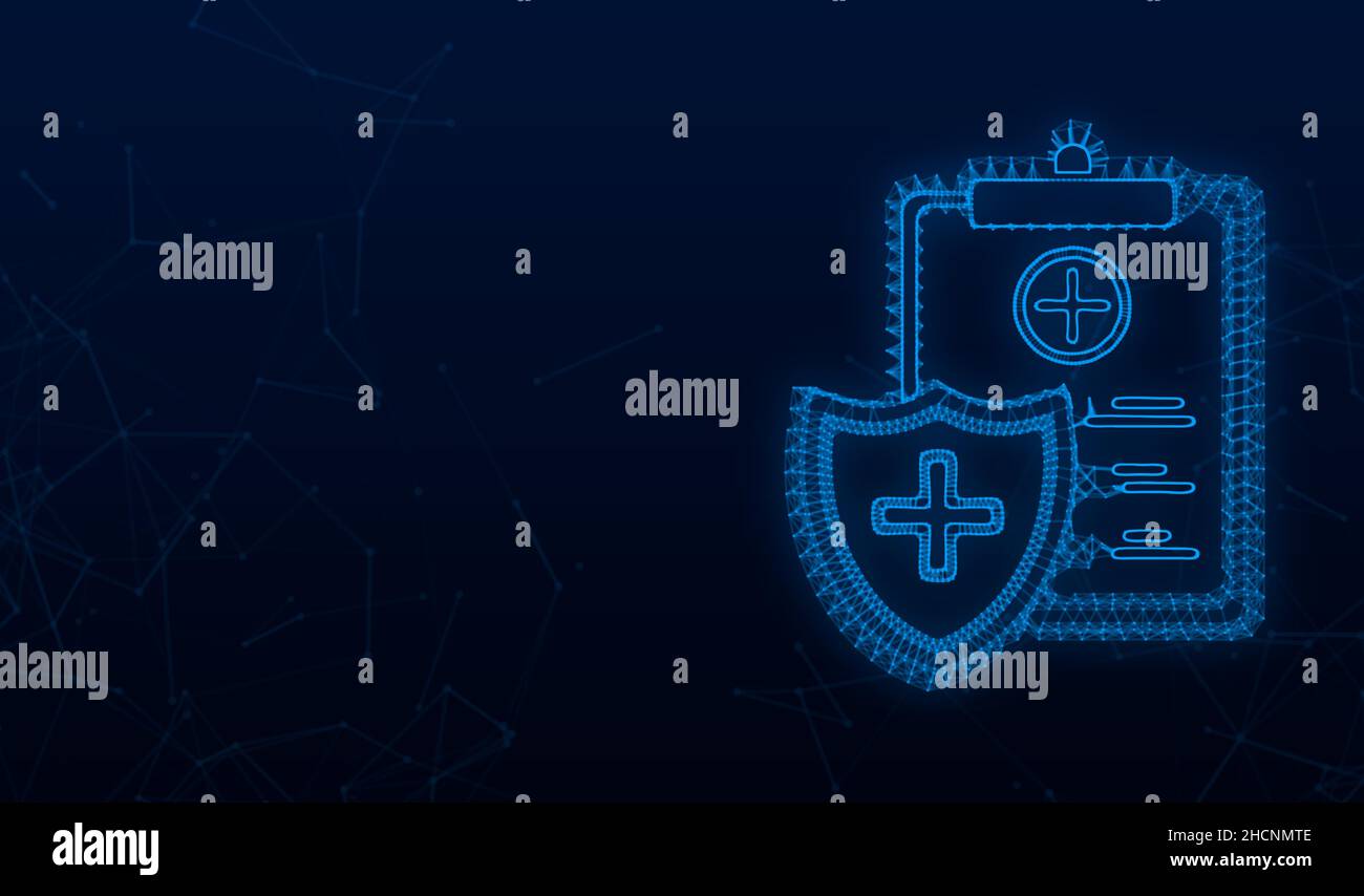 Health insurance. Medical protection, medical insurance concepts. Flat ...