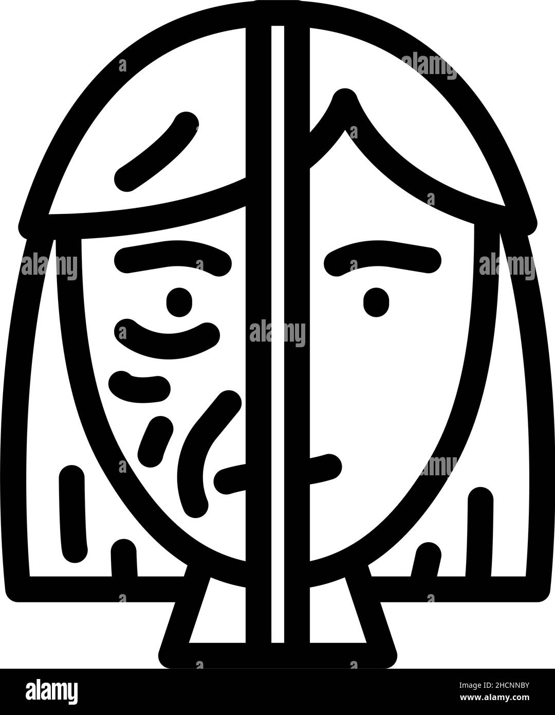 rejuvenation beauty procedure line icon vector illustration Stock ...