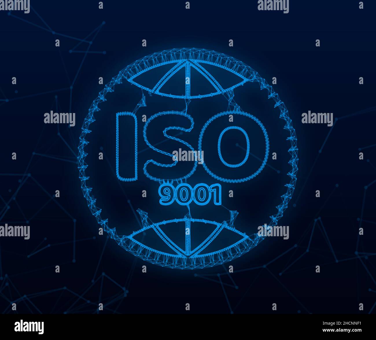 ISO 9001 Certified badge, icon. Certification stamp. Vector stock illustration Stock Vector ...