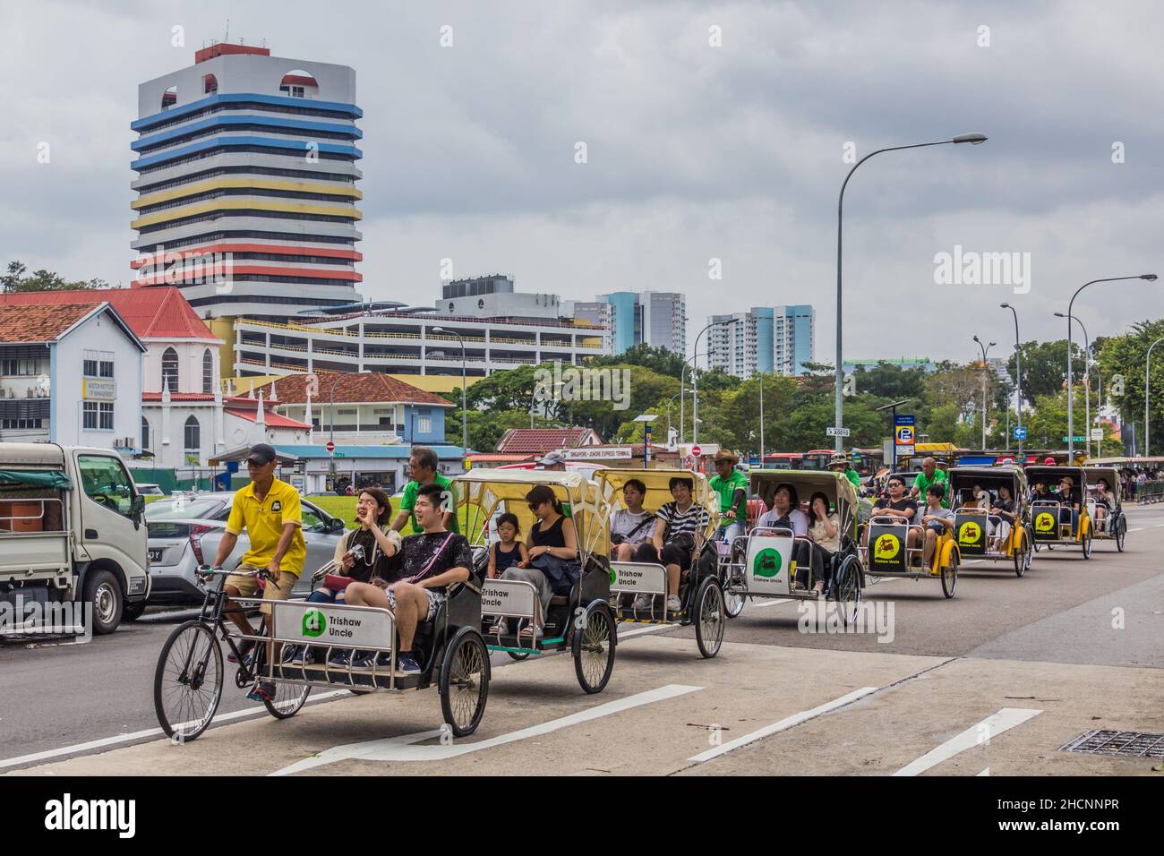 Singapore Rickshaw High Resolution Stock Photography and Images - Alamy