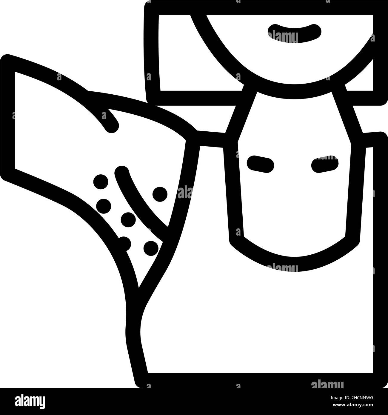 Cosmetic laser treatment armpit hair Black and White Stock Photos ...