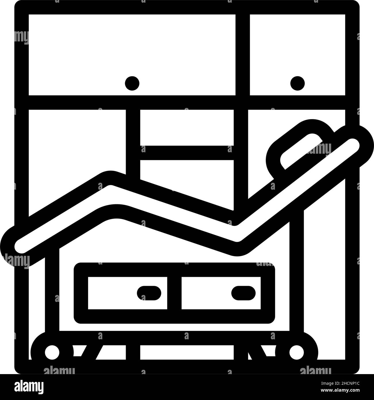 beauty salon line icon vector illustration Stock Vector Image & Art - Alamy