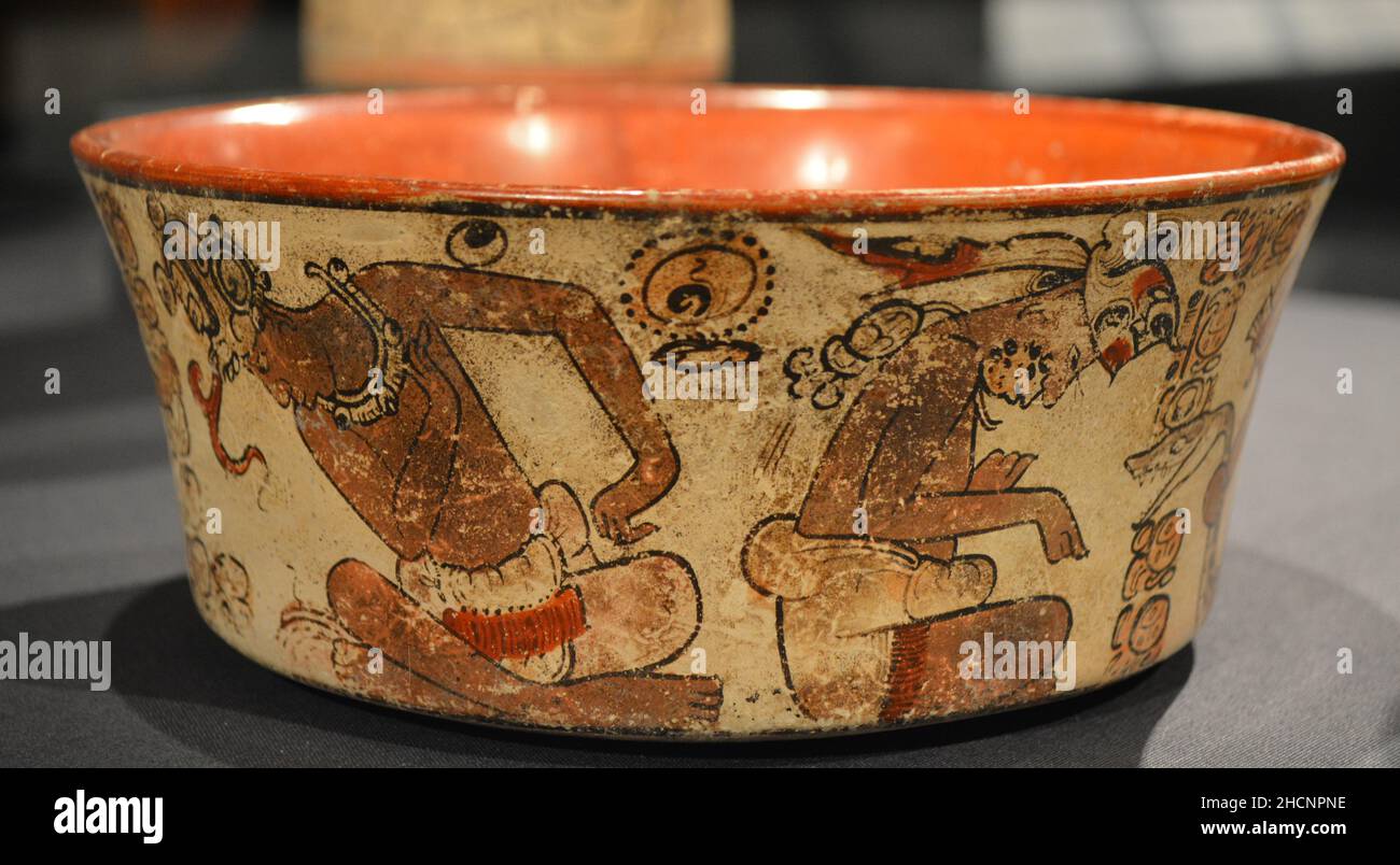 Realistic representation of the mayan people hi-res stock photography ...