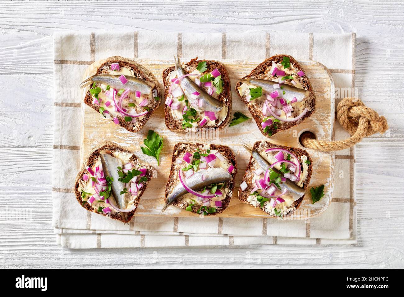 Estonian sprat sandwich hi-res stock photography and images - Alamy