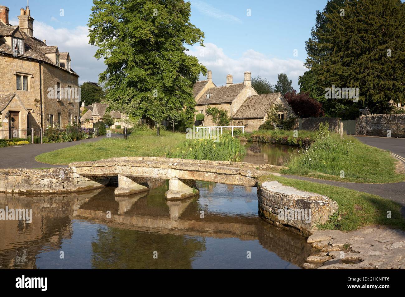 Lower Slaughter, Cotswolds, Gloucestershire, England, Britain. Jun 10th ...