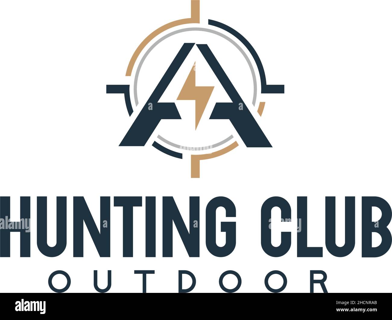 Hunter with gun Stock Vector Images - Alamy