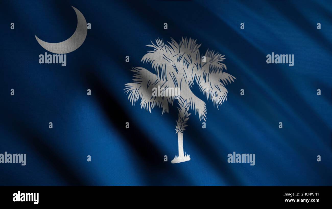 Waving flag palm tree animation hi-res stock photography and images - Alamy