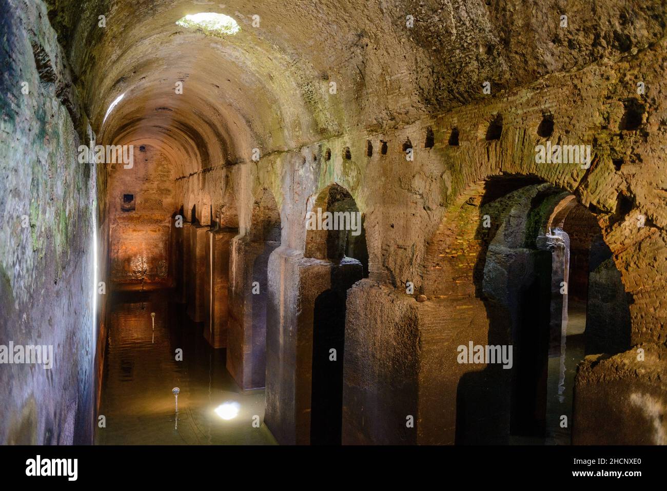 Europe, Italy, Alban Hills of Lazio, near Rome. The Great Roman Cistern ...