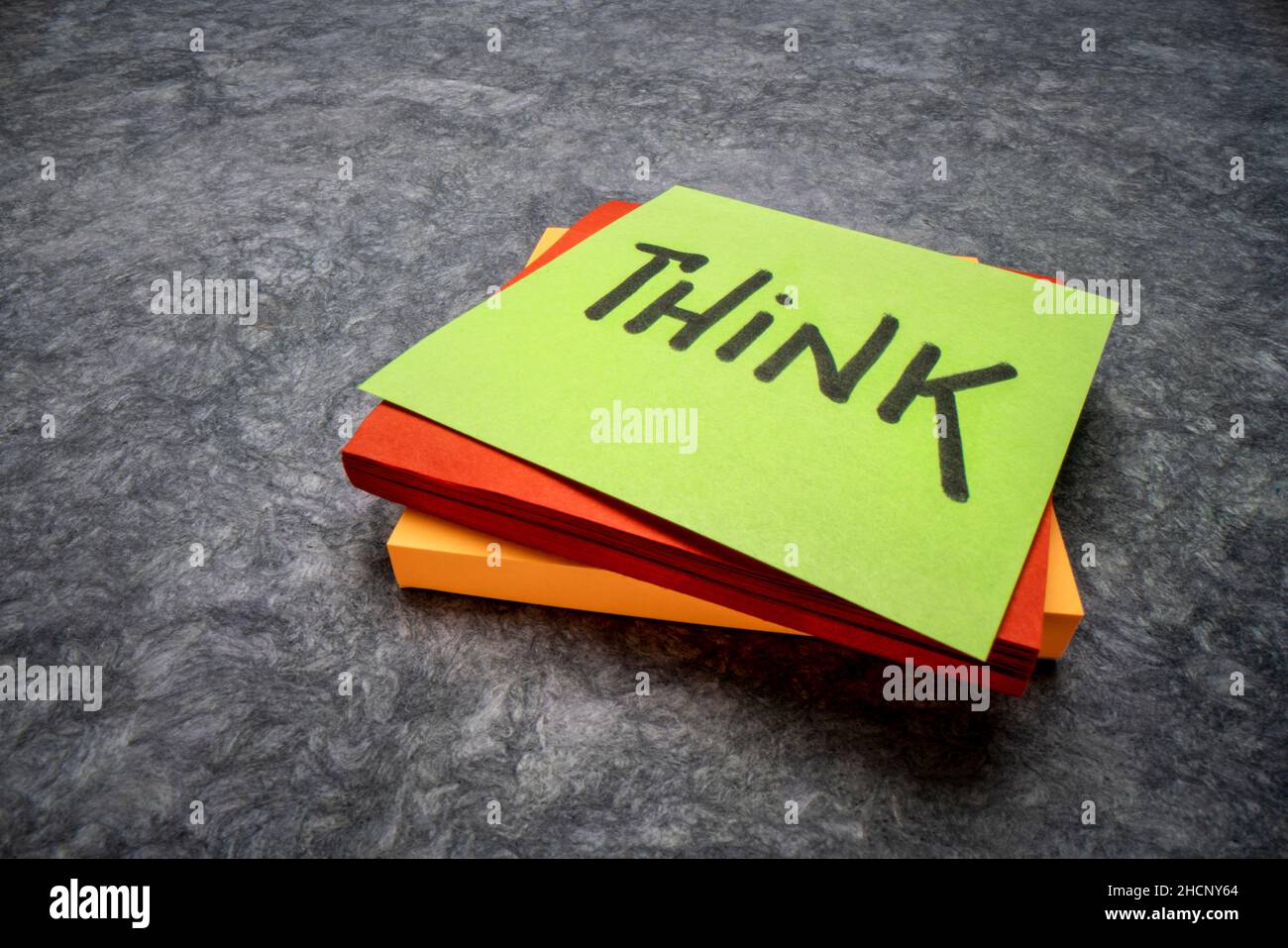 think reminder note - inspirational handwriting, education and personal ...